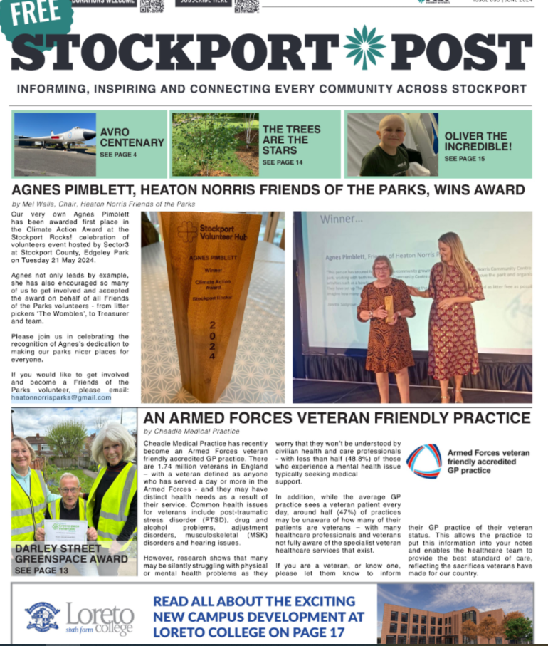 Armed Forces Veteran Friendly Accredited GP Practice Article- Stockport ...